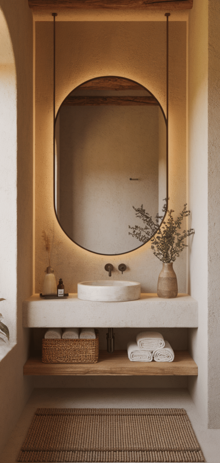 17 Easy Earthy Bathroom Ideas for a Spa-Like Experience - The Mega Mom