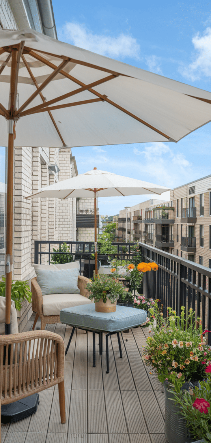 17 Cozy Apartment Balcony Shade Ideas - The Mega Mom