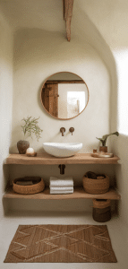 17 Easy Earthy Bathroom Ideas for a Spa-Like Experience - The Mega Mom