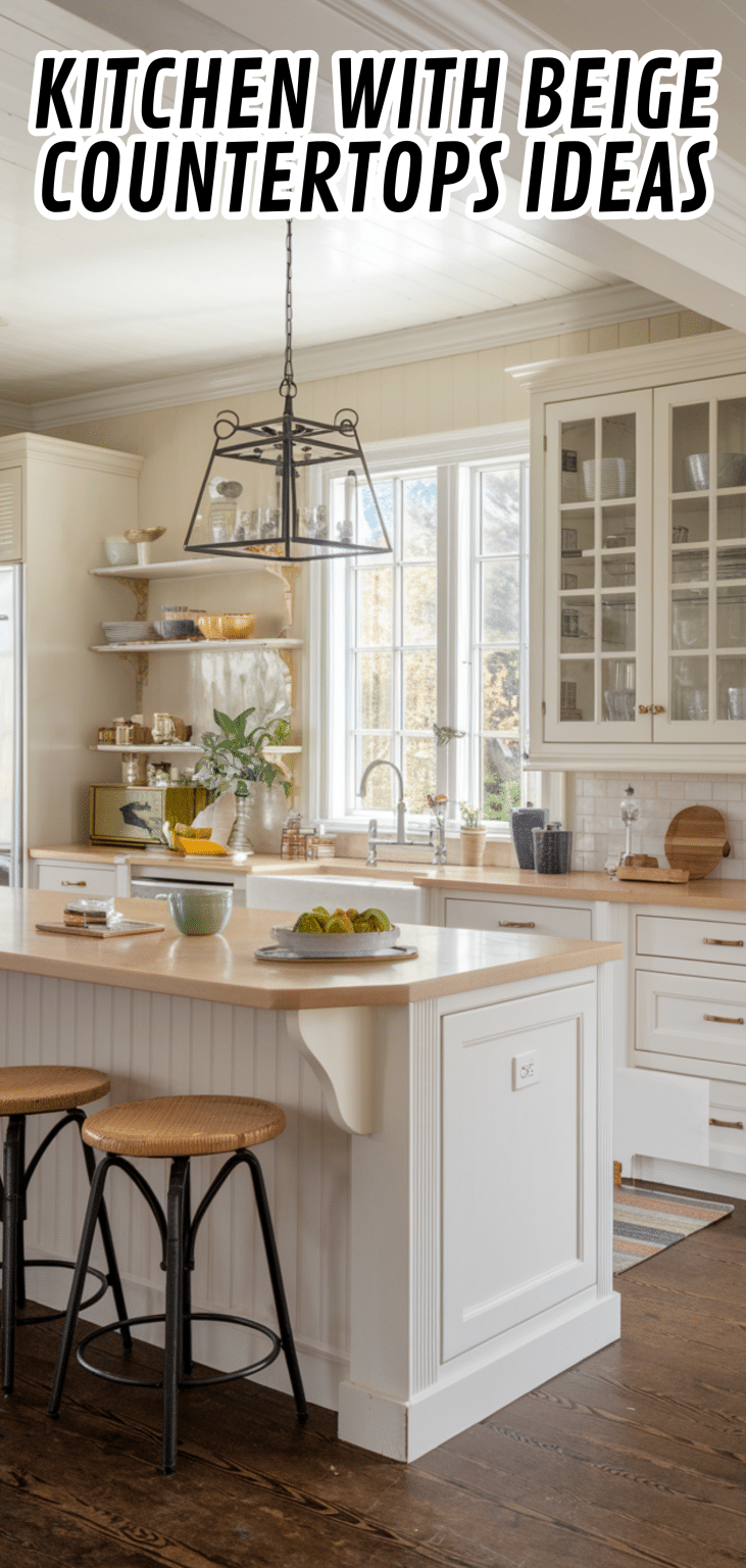 15 Kitchen with Beige Countertops Ideas You'll Love - The Mega Mom