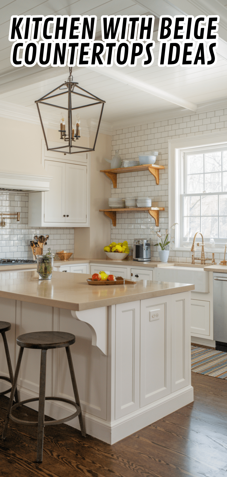 15 Kitchen with Beige Countertops Ideas You'll Love - The Mega Mom