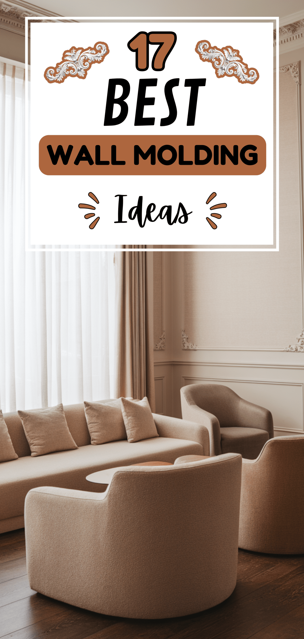 17 Best Wall Molding Ideas - The Mega Mom