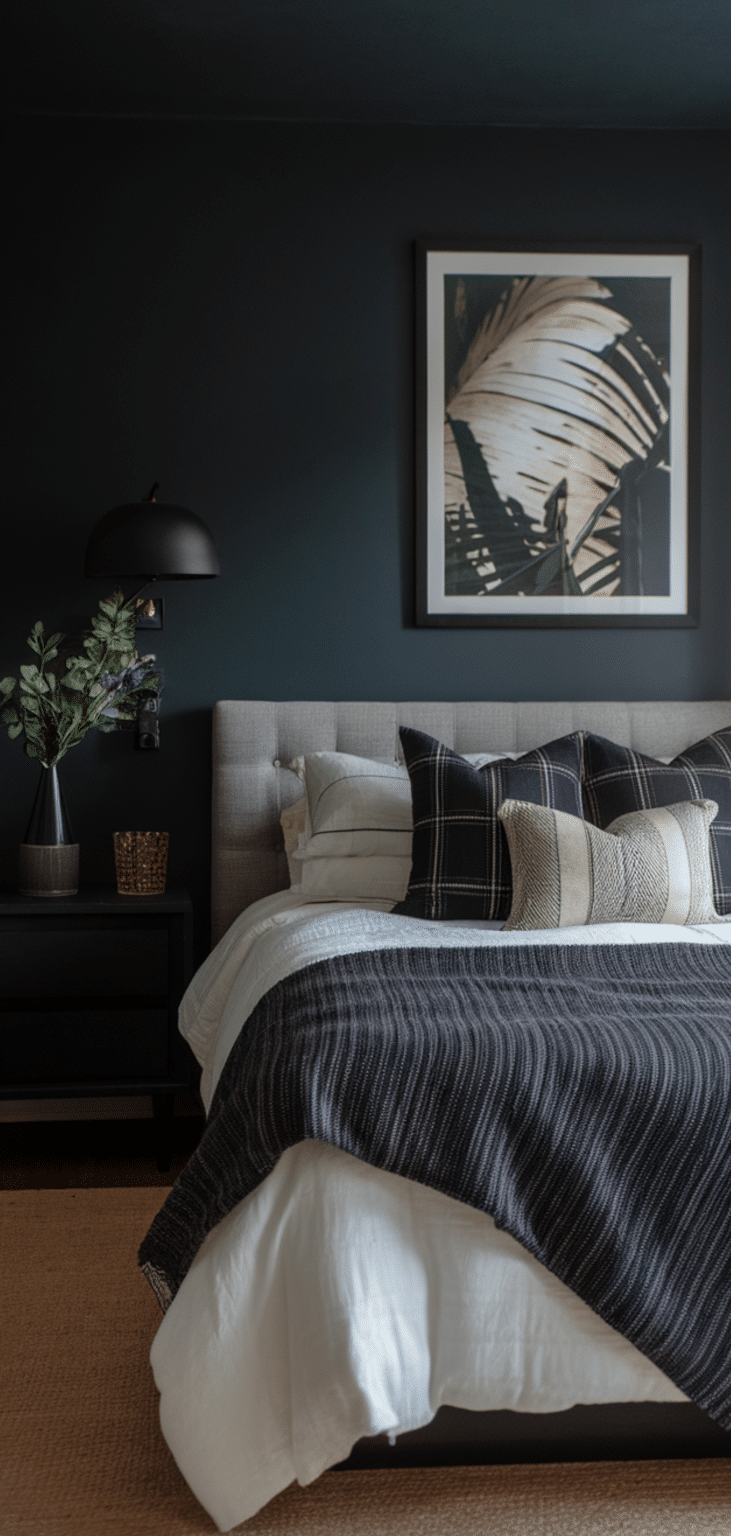17 Creative Shades of Dark and Moody Bedroom Ideas - The Mega Mom