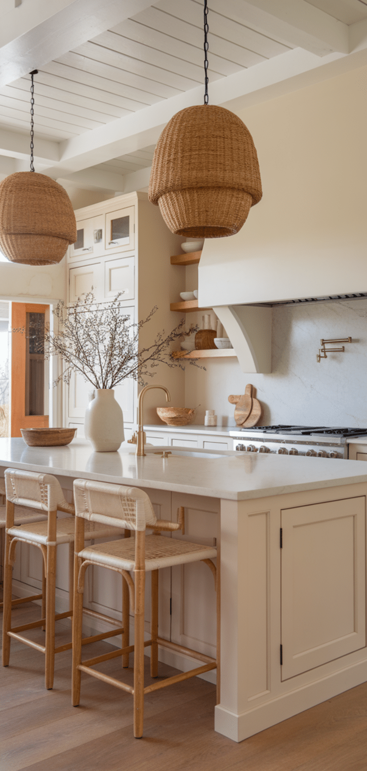17 Neutral-Toned Kitchen with Natural Elements - The Mega Mom