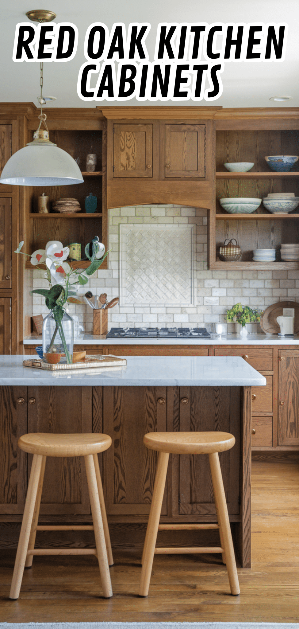16 Perfect Red Oak Kitchen Cabinets - The Mega Mom