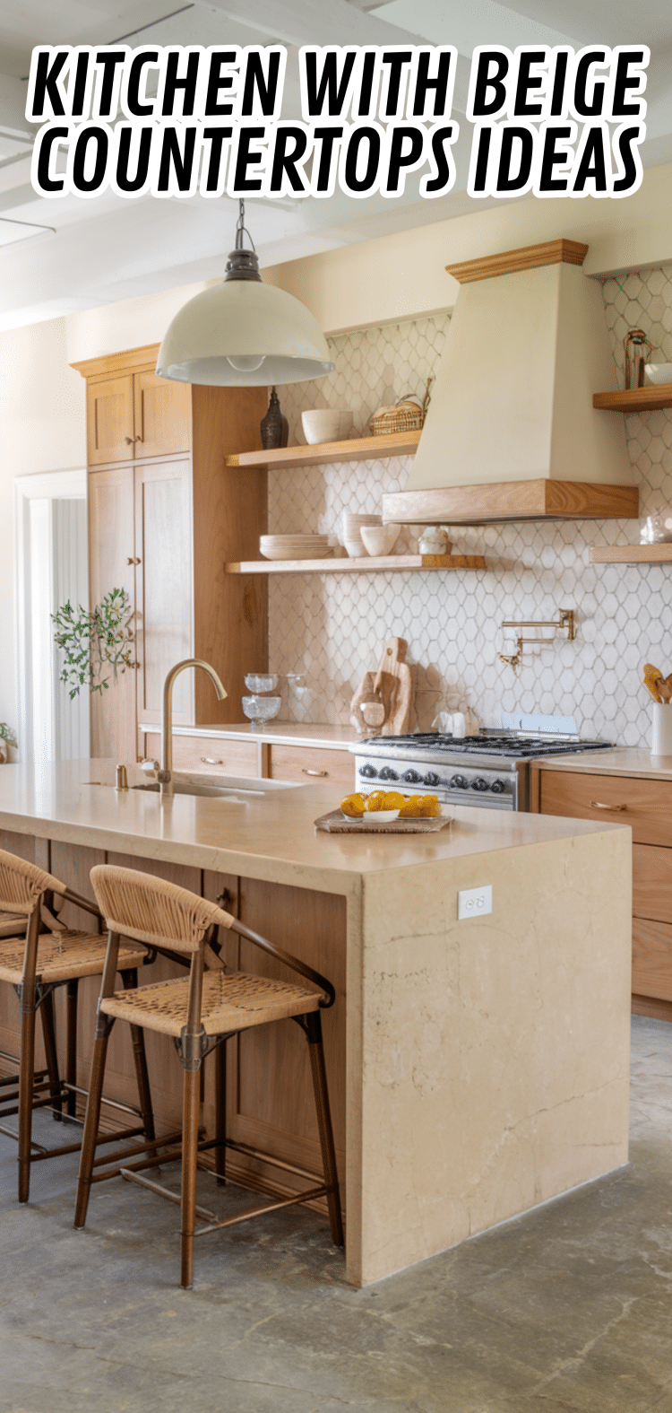 15 Kitchen with Beige Countertops Ideas You'll Love - The Mega Mom