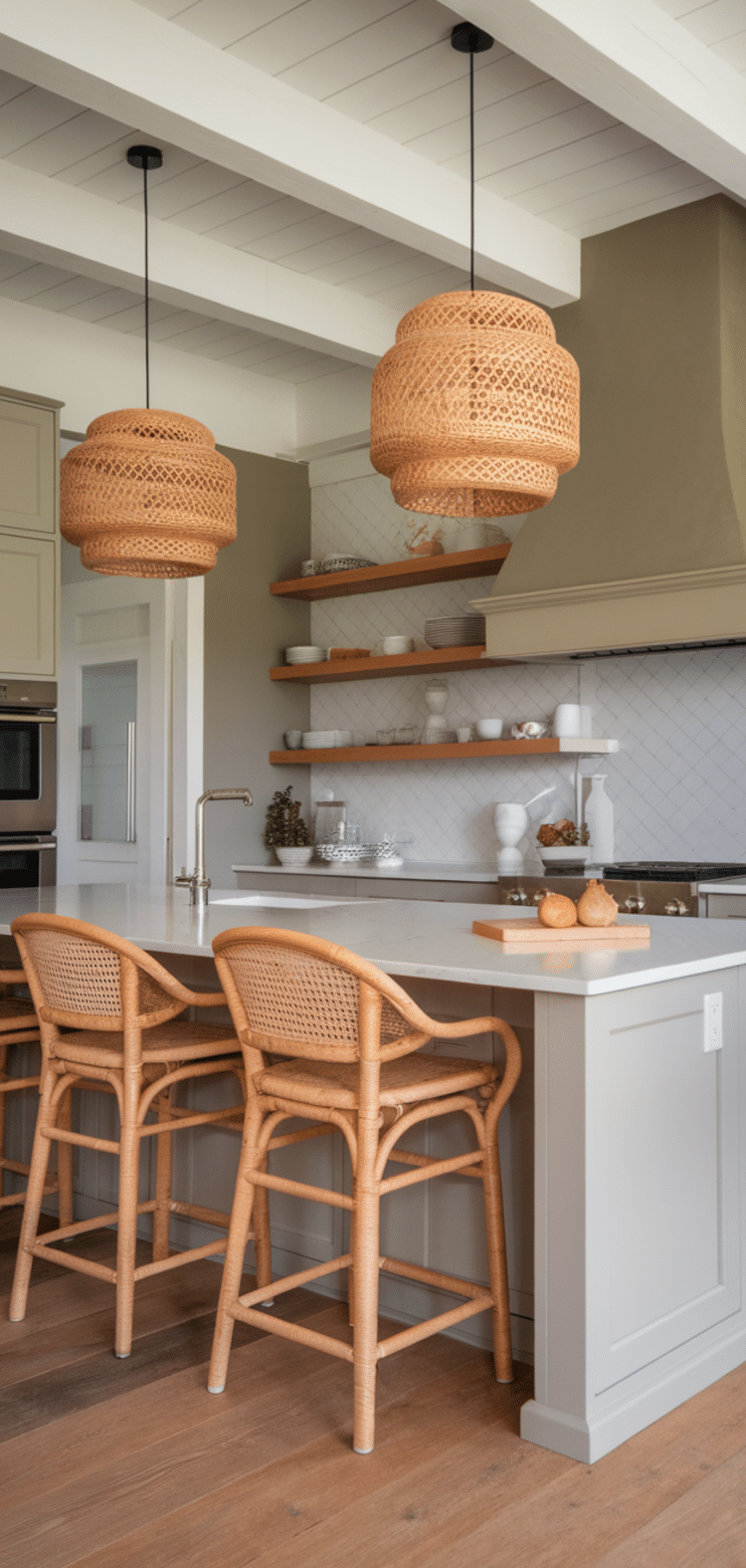 17 Neutral-Toned Kitchen with Natural Elements - The Mega Mom