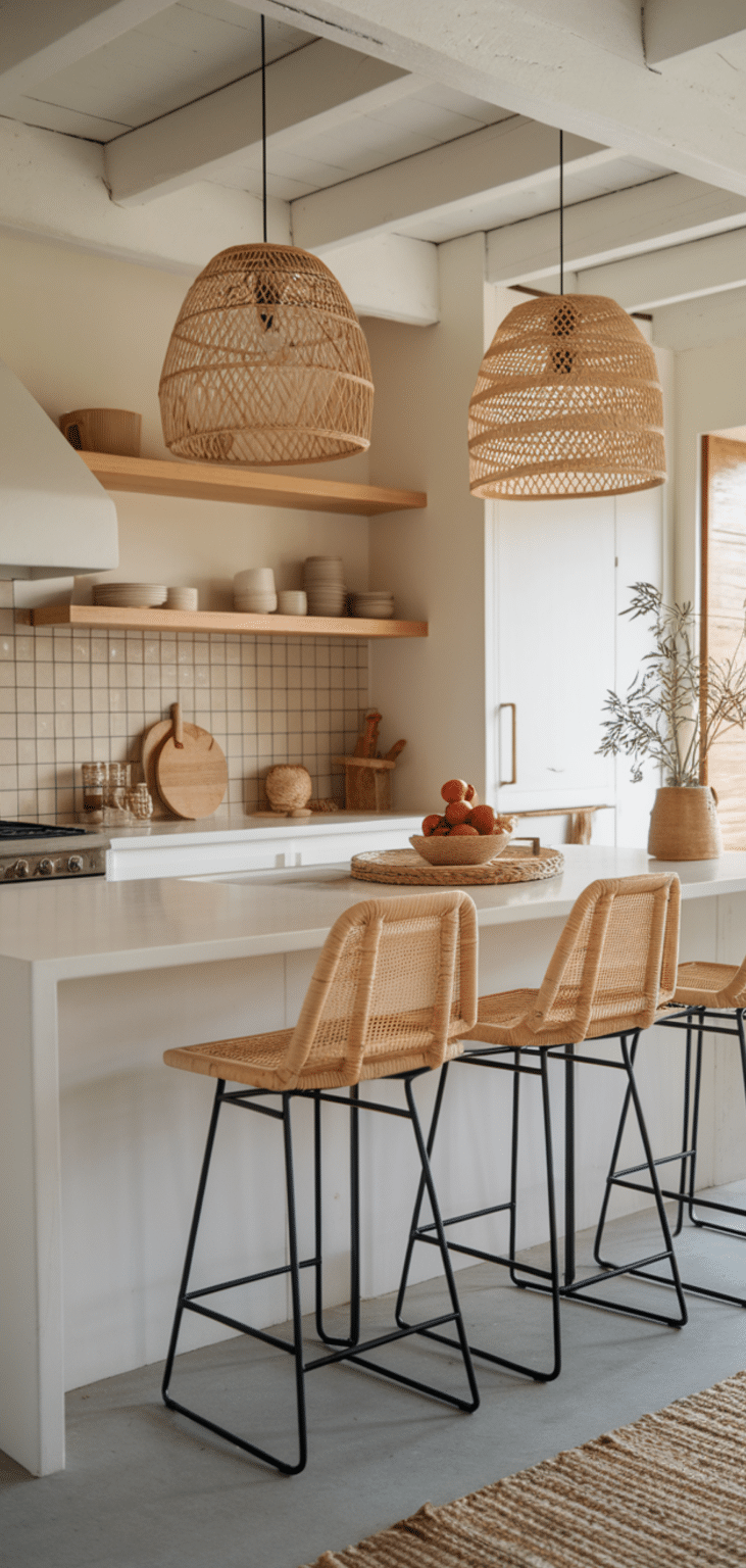 17 Neutral-Toned Kitchen with Natural Elements - The Mega Mom