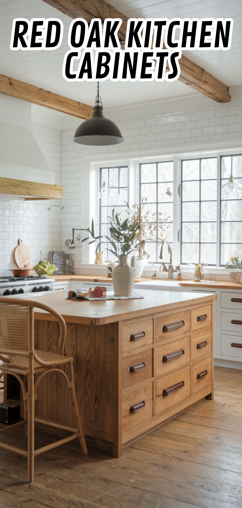 16 Perfect Red Oak Kitchen Cabinets - The Mega Mom