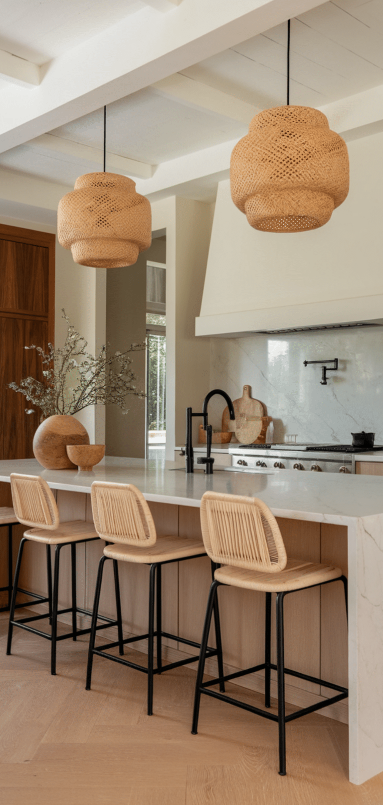 17 Neutral-Toned Kitchen with Natural Elements - The Mega Mom