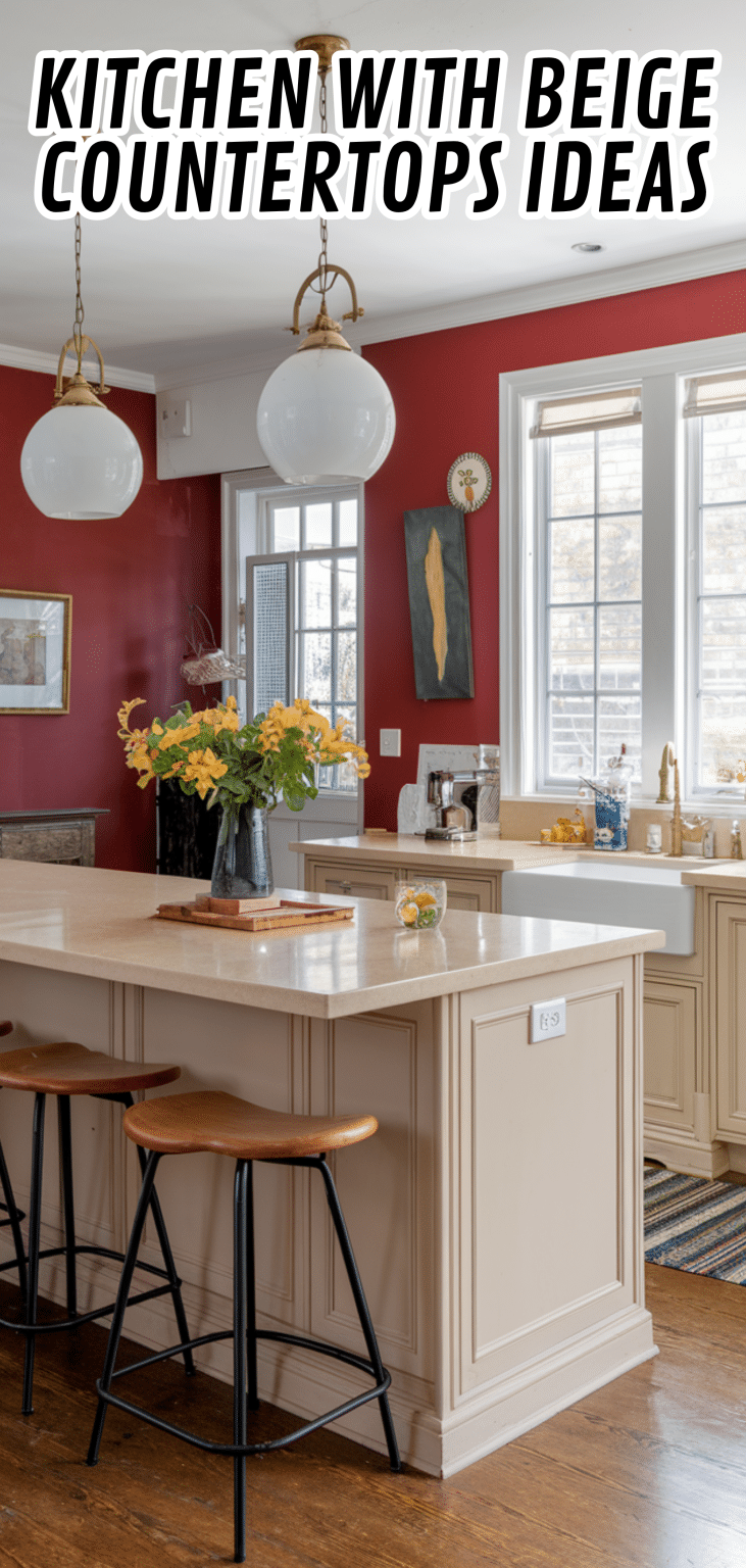15 Kitchen with Beige Countertops Ideas You'll Love - The Mega Mom