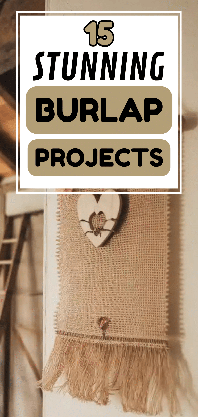 13 Stunning Burlap Projects - The Mega Mom