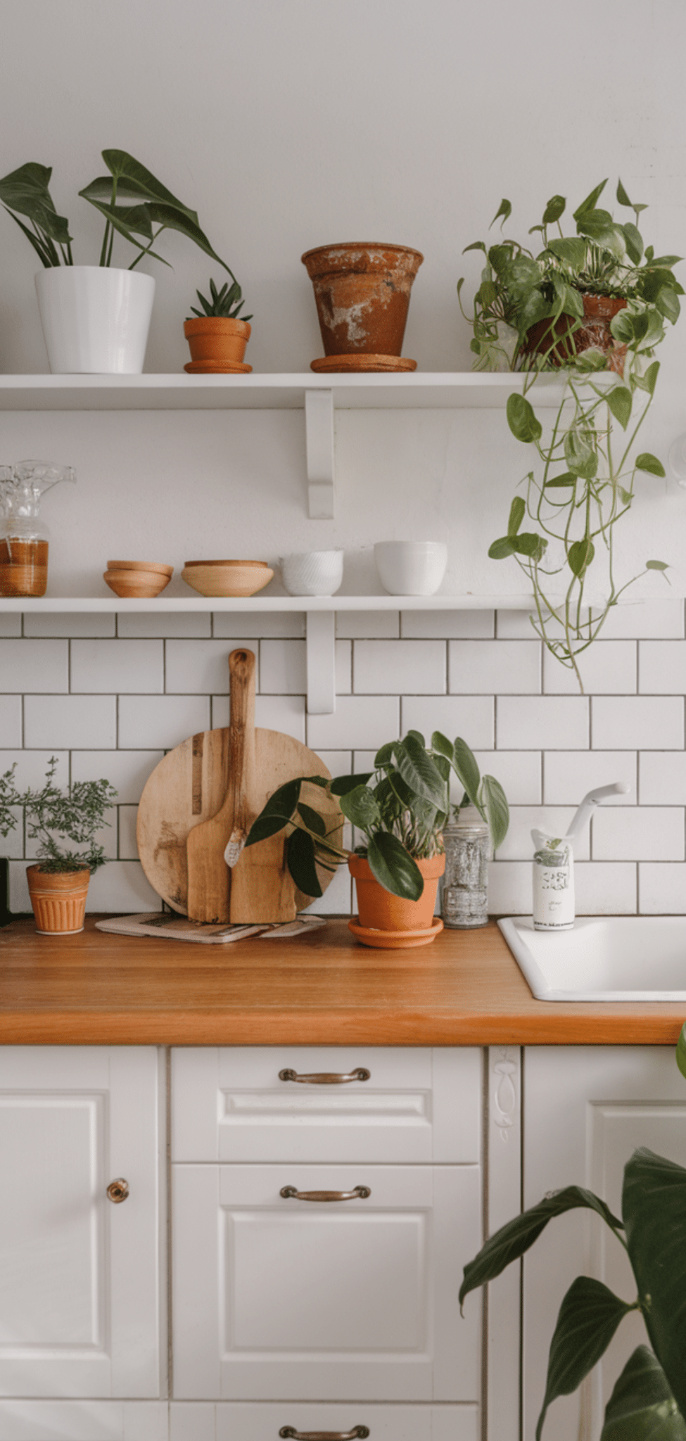 17 Neutral-Toned Kitchen with Natural Elements - The Mega Mom