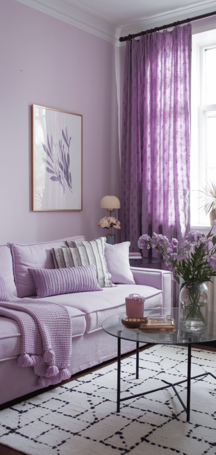 16 Genius Lavender Apartment Inspirations - The Mega Mom