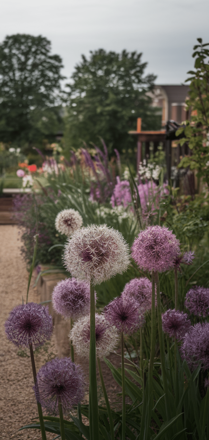 17 Gorgeous Allium Garden Ideas - The Mega Mom