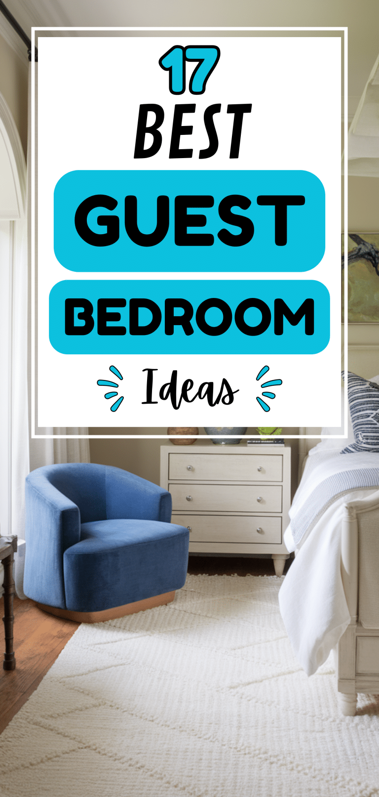 17 Best Guest Bedroom Ideas - The Mega Mom