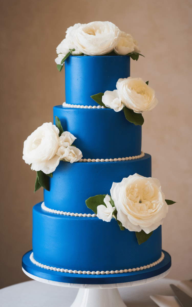 18 Perfect 4-Tier Blue Wedding Cakes - The Mega Mom