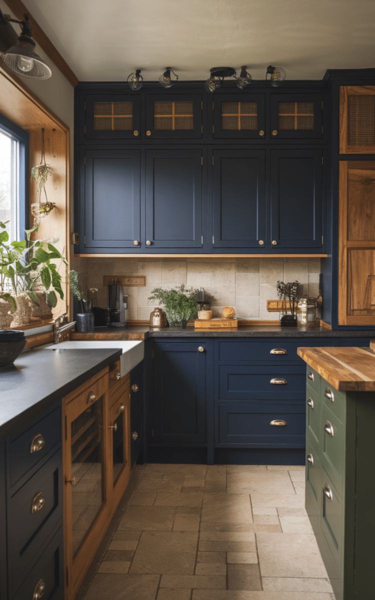 16 Stunning Dark Rustic Kitchen Ideas - The Mega Mom