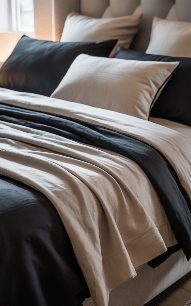 16 Amazing Black and Beige Bedroom Ideas - The Mega Mom