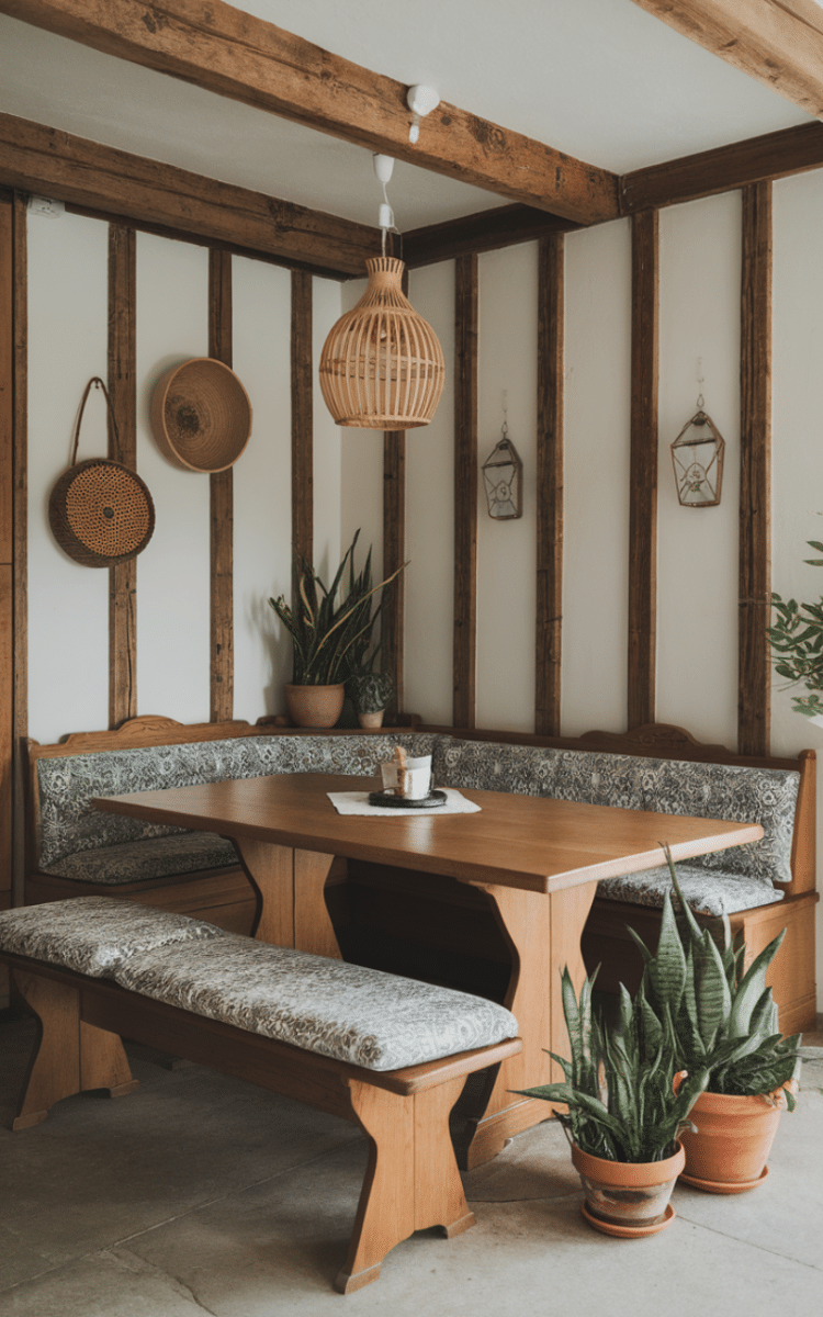 13 Perfect Against Wall Dining Bench Ideas - The Mega Mom