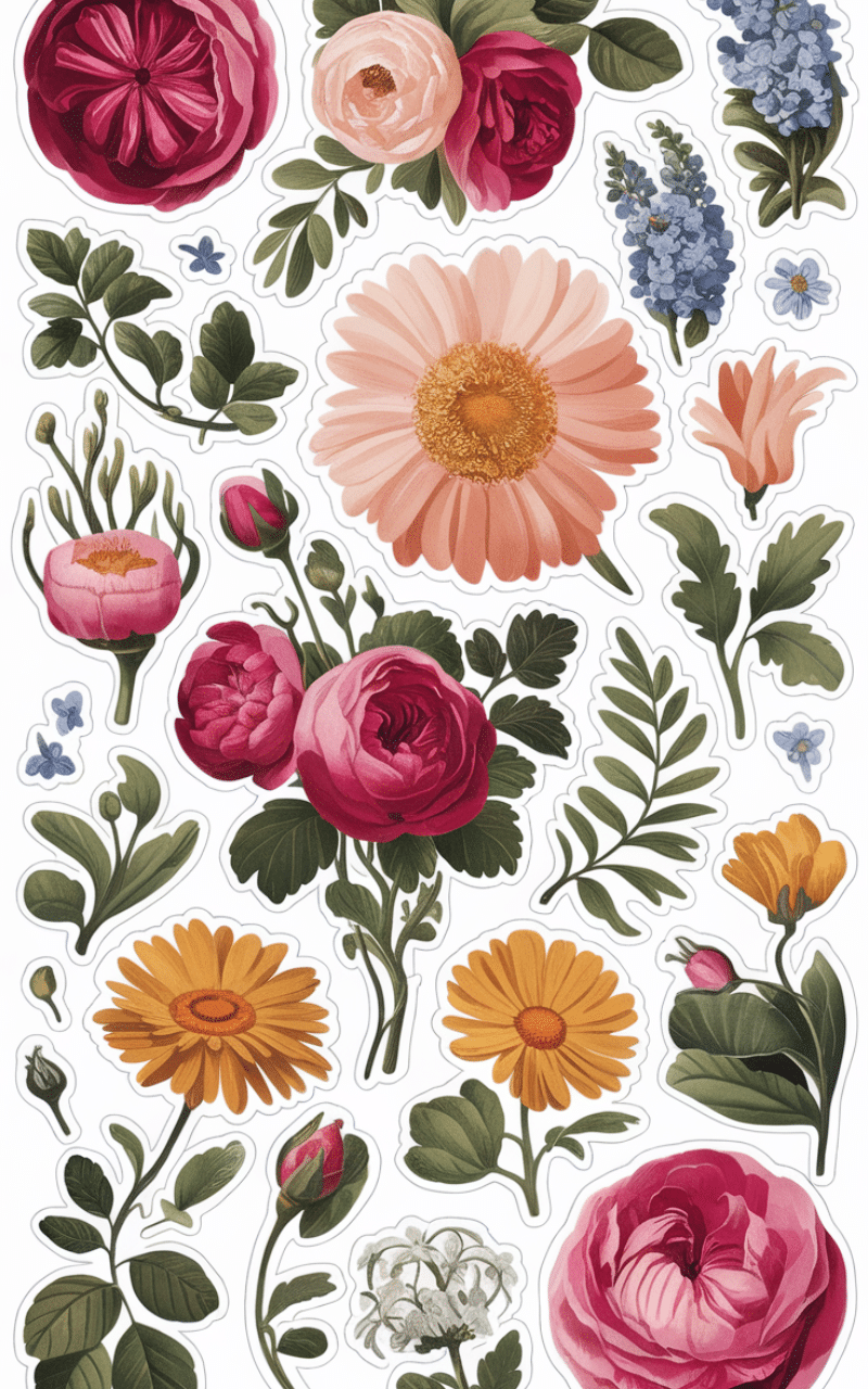 9 Creative Scrapbook Stickers PNG - The Mega Mom