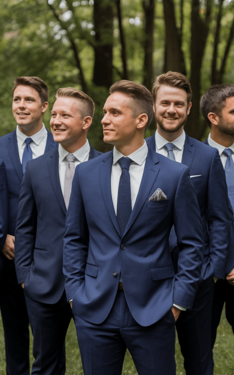 18 Amazing Navy Blue Wedding Party - The Mega Mom