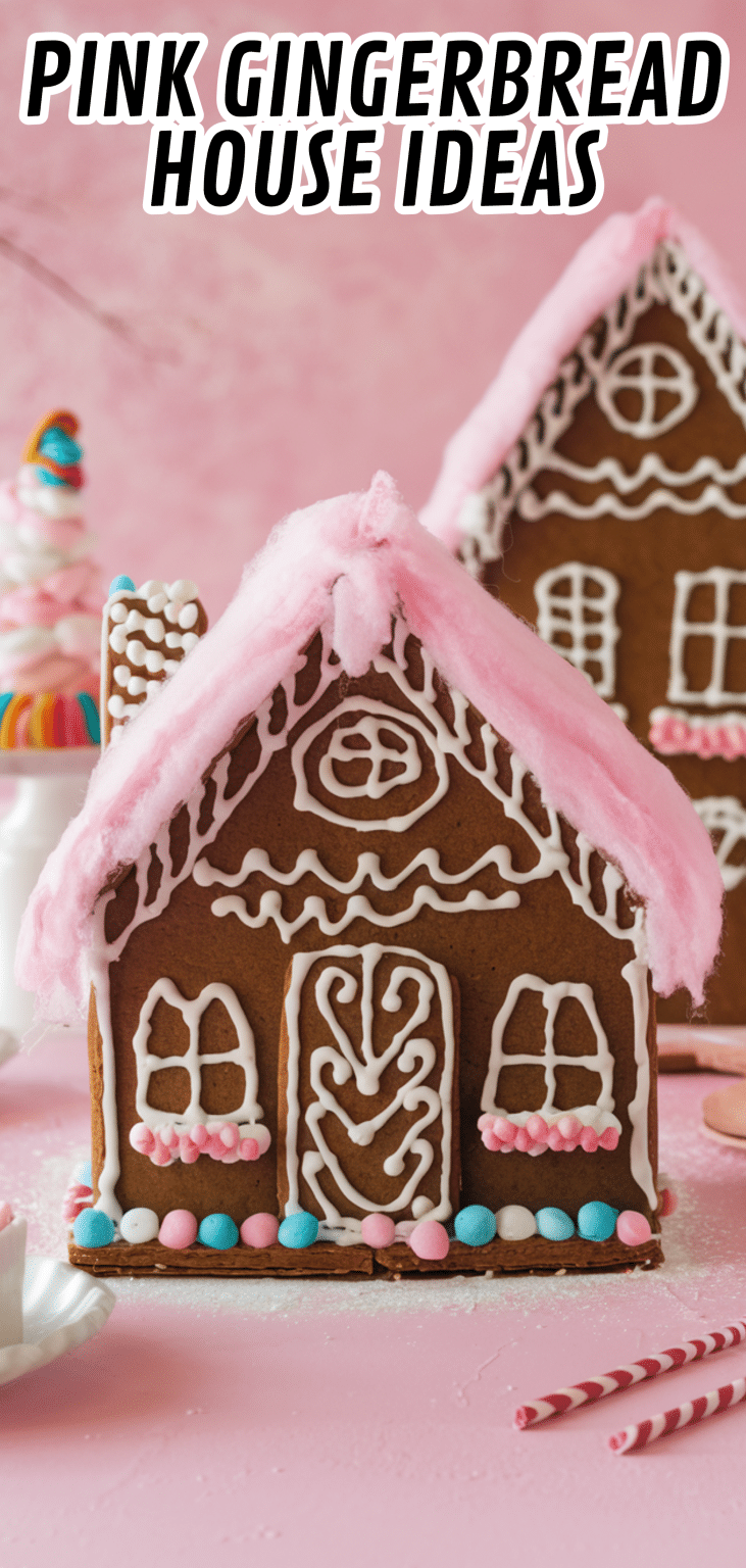 18 Amazing Pink Gingerbread House Ideas - The Mega Mom