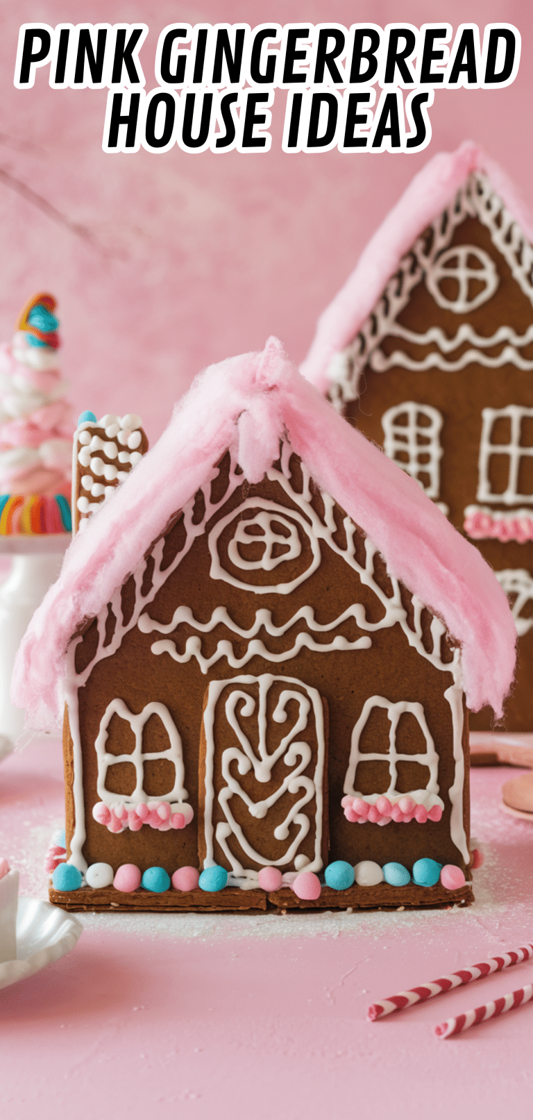18 Amazing Pink Gingerbread House Ideas - The Mega Mom