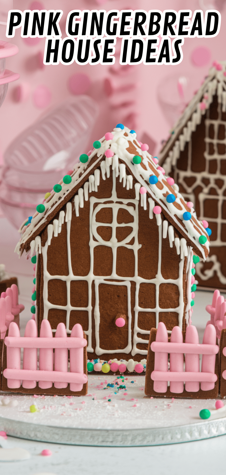 18 Amazing Pink Gingerbread House Ideas - The Mega Mom