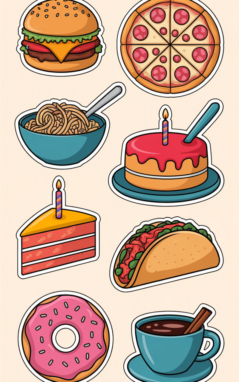 9 Creative Scrapbook Stickers PNG - The Mega Mom