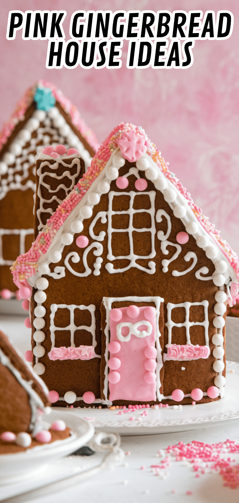 18 Amazing Pink Gingerbread House Ideas - The Mega Mom