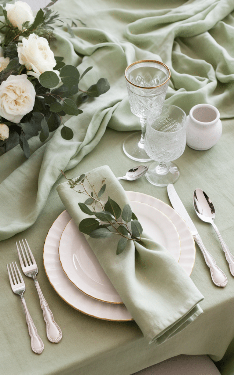 18 Inspiring Green Tablescape Ideas - The Mega Mom