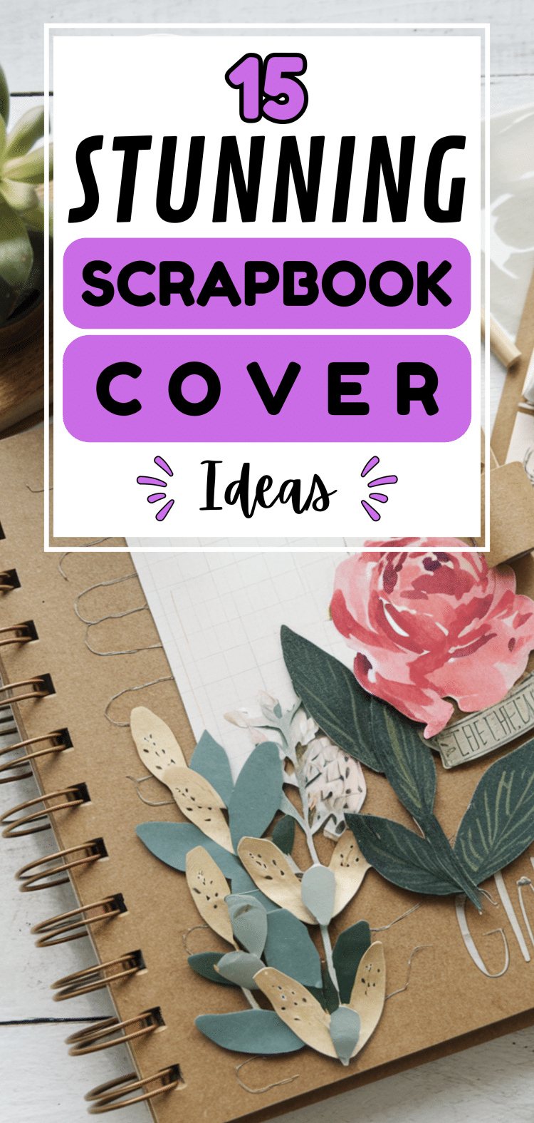 12 Stunning Scrapbook Cover Ideas - The Mega Mom