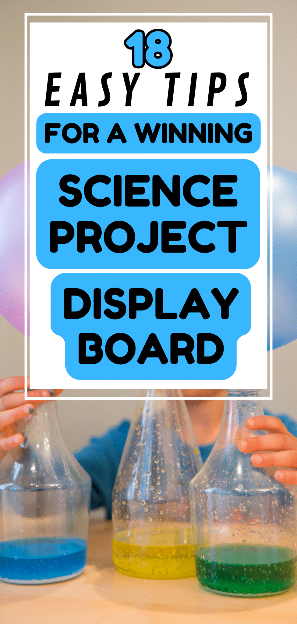 18 Easy Tips for a Winning Science Project Display Board - The Mega Mom