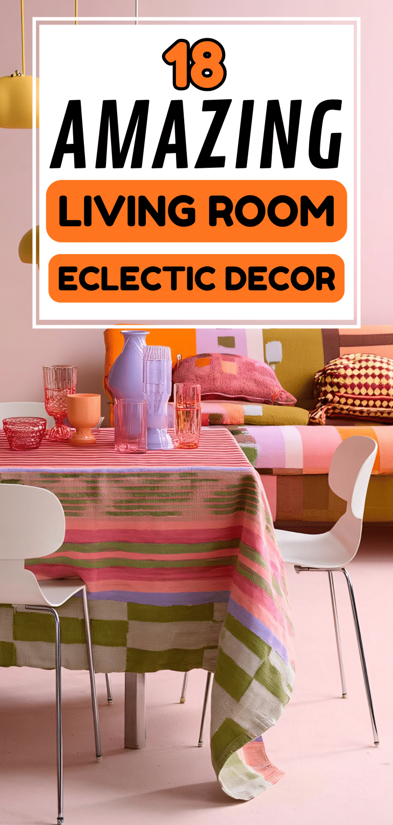 18 Amazing Living Room Eclectic Decor - The Mega Mom