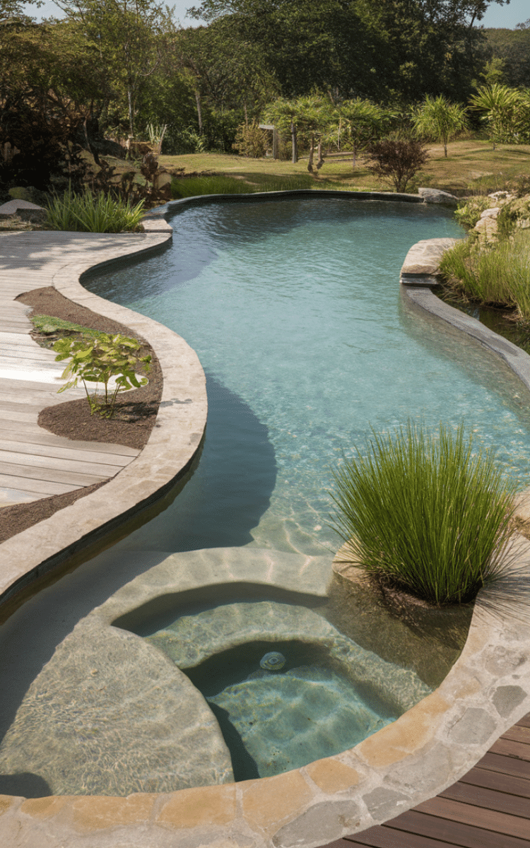 17 Natural Swimming Pools Designs - The Mega Mom